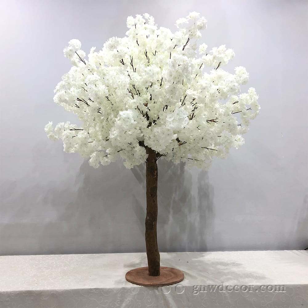 GNW Wisteria Flower Arrangement Wedding Planner Artificial White Cherry ...